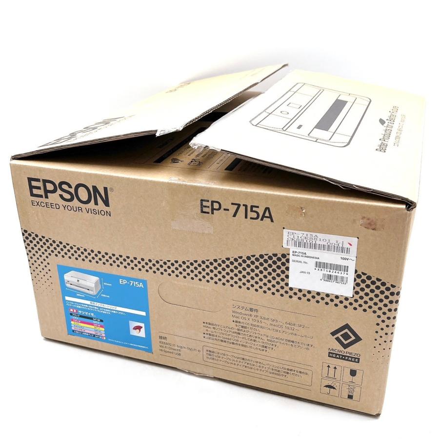 カラリオ アウトレット 箱ダメージあり エプソン プリンター EP-715A A4 インクジェット複合機 EPSON : HARU CAT STORE Yahoo!店 - 通販 - Yahoo ...