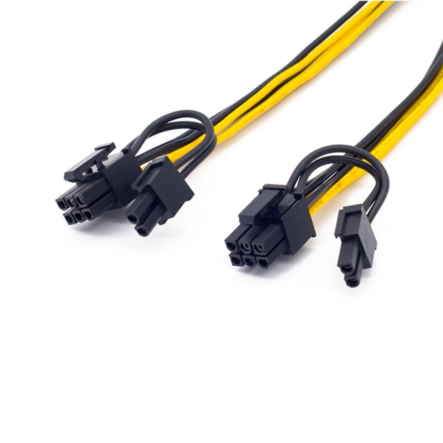 【GPU電源変換ケーブル】新品 PCI-E 電源変換ケーブル CPU 8ピン から 8(6+2)ピンx2 へ 変換ケーブル 15cm : メカニックサポートYahoo!店 - 通販 ...
