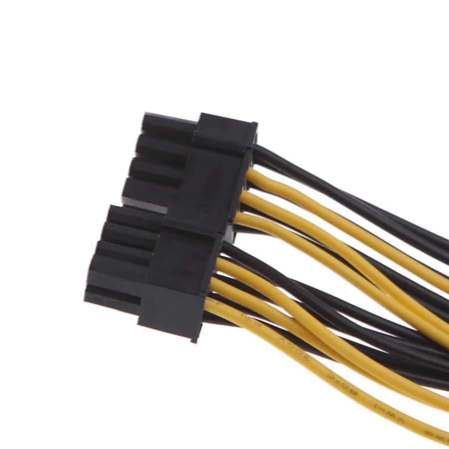 【GPU電源変換ケーブル】PCI-E 電源変換ケーブル CPU 8ピン から PCI-E 8(6+2)ピンx2 へ 変換ケーブル 20cm 【管理番号7】 : cpu8-pci8x2x20cm ...