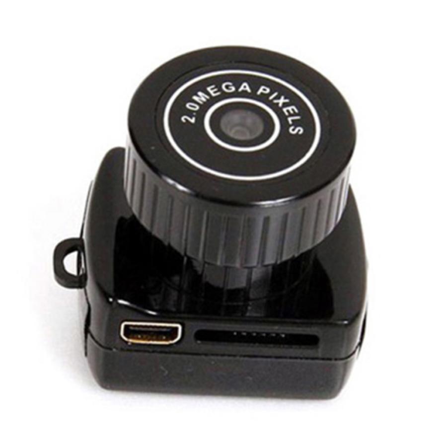 【動画も静止画 どちらも撮影可能】 超小型 MINI CAMERA カメラ 【箱入り】指先サイズ デジタルカメラ 小型カメラ ブラック x2個 ...