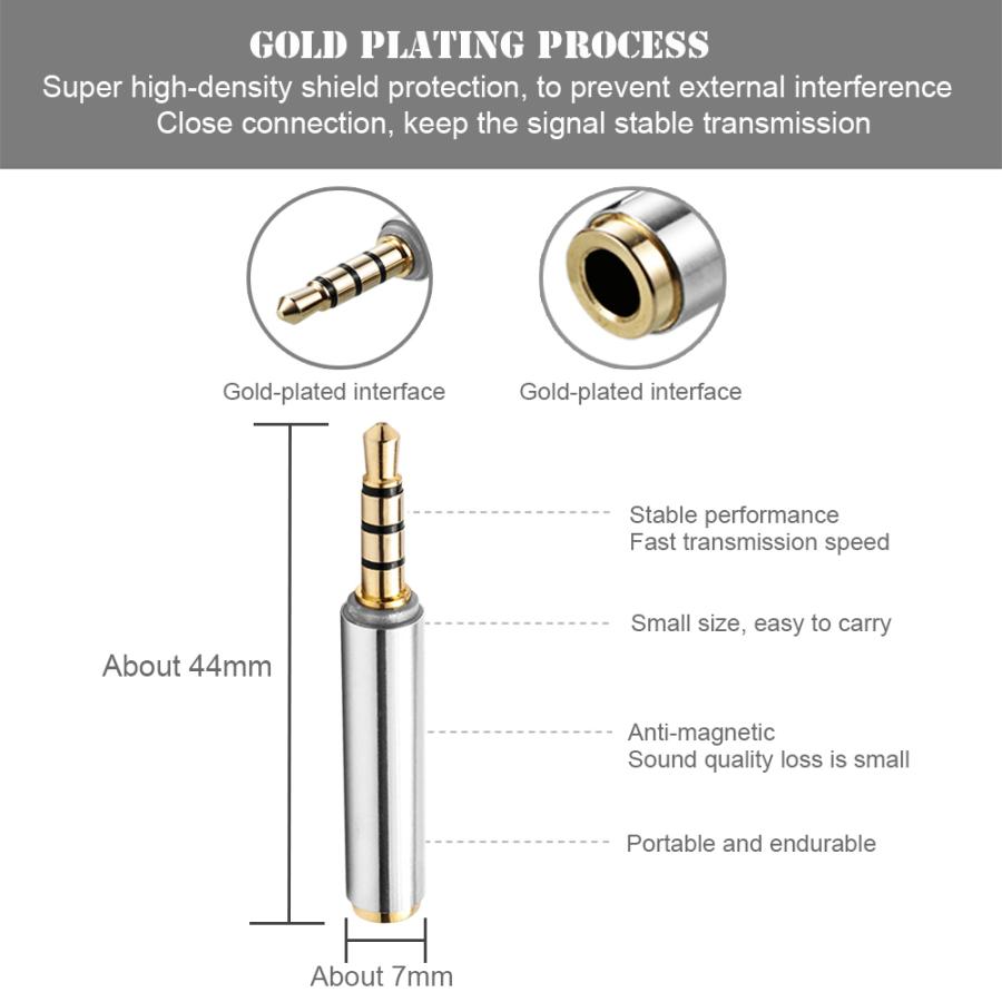 【規格変換アダプター】 OMTP と CTIA の規格変換が出来る アダプター 3.5mm イヤホン プラグ x1個 : メカニックサポート ...