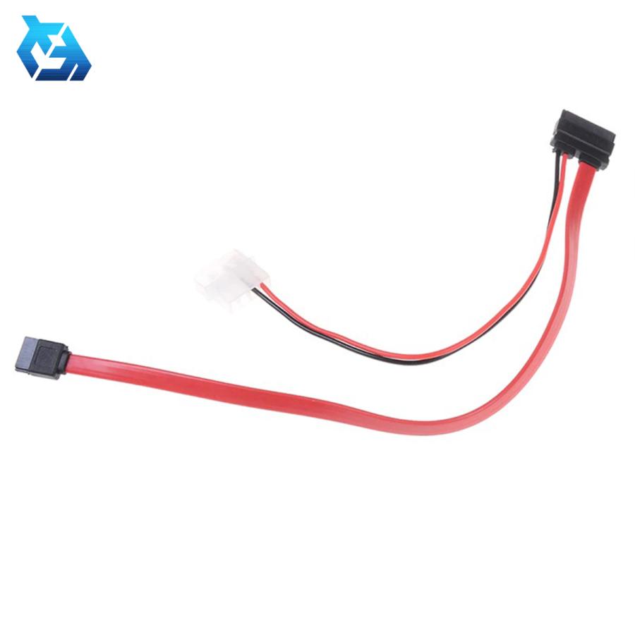 【30cmタイプ】スリムSATA を SATA + IDE へ 変換ケーブル SLIM 13Pin ⇔ 変換 x1 : メカニックサポートYahoo!店 - 通販 - Yahoo!ショッピング