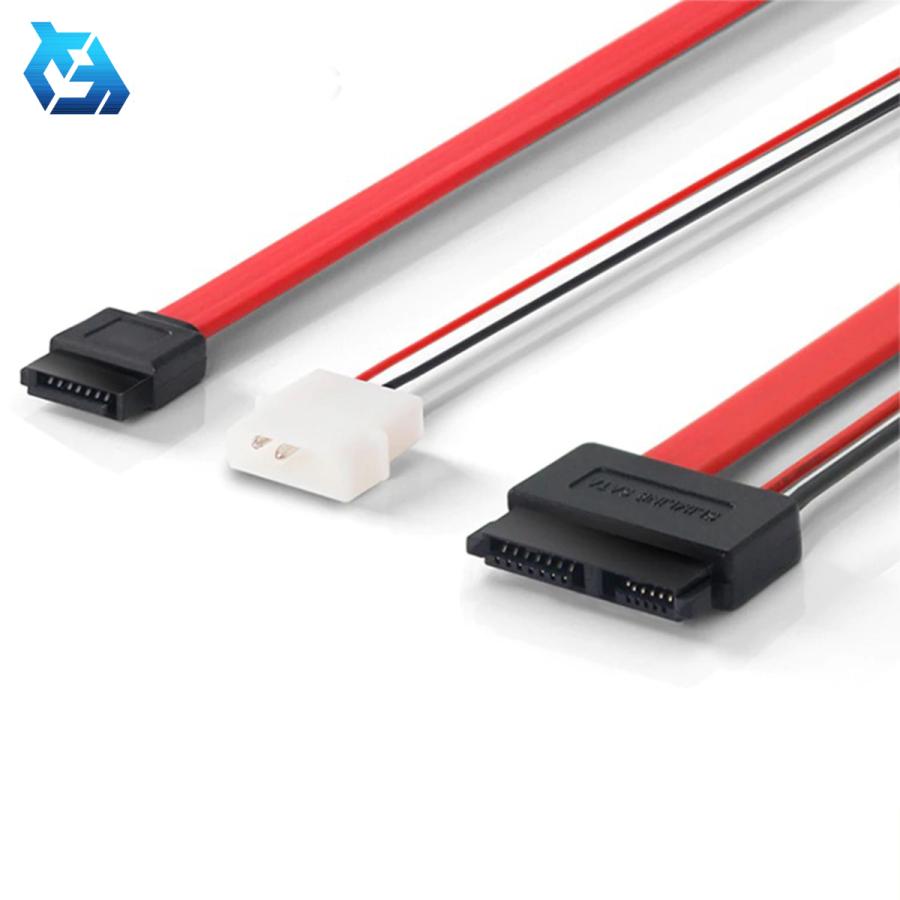 【30cmタイプ】スリムSATA を SATA + IDE へ 変換ケーブル SLIM 13Pin ⇔ 変換 x1 : メカニックサポートYahoo!店 - 通販 - Yahoo!ショッピング