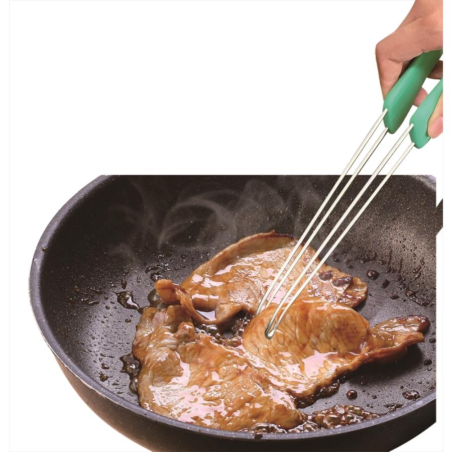 パクハグ器用なトング箸 KTB-01GG 調理器具 調理トング 菜箸 菜ばし 耐熱 箸 炒め物 混ぜる 料理 揚げ物 挟む 巻く 取り分け キッチングッズ つかむ ののじ : めちゃSmart ...