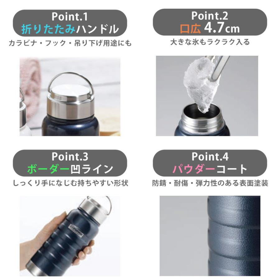 MINDFREE マインドフリー ステンレスボトル 550ml MF-05N MF-05W : めちゃSmart - 通販 - Yahoo!ショッピング