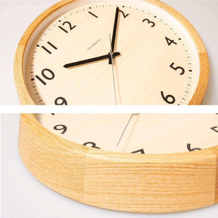 電波時計 壁掛け アナログ 掛け時計 木製 DROP CLOCK 丸型 ウォールクロック 静音 ナチュラル オーク ウォルナット ブナ 掛時計 リビング オフィス おしゃれ : mecu ...