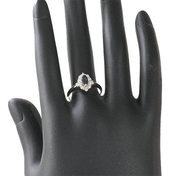 送料無料 本物 サファイアダイヤモンドリング 指輪 PT900 K18 サファイア0.44ct ダイヤ0.32ct 14号 仕上げ済み レディース 高級 おしゃれ : MEDAKA ヤフー ...