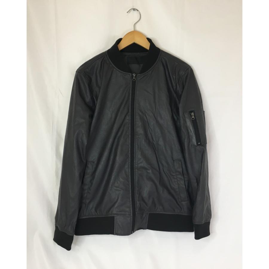 ATELIER SAB MEN A.S.M アトリエサブメン フェイクレザー MA-1 フライトジャケット ミリタリー サイズ52（LL ...