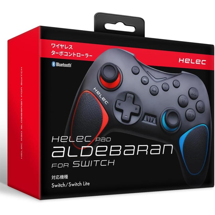 『中古即納』{ACC}{Switch} ワイヤレスターボ コントローラー HELEC PAD ALDEBARAN FOR SWITCH(へレックパッド アルデバラン フォースイッチ ...