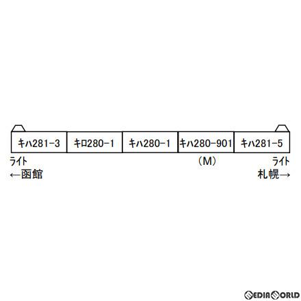 『新品即納』{RWM} A6742 キハ281系 特急北斗 5両セット(動力付き) Nゲージ 鉄道模型 MICRO ACE(マイクロエース)(20220910) : メディアワールド - 通販 ...