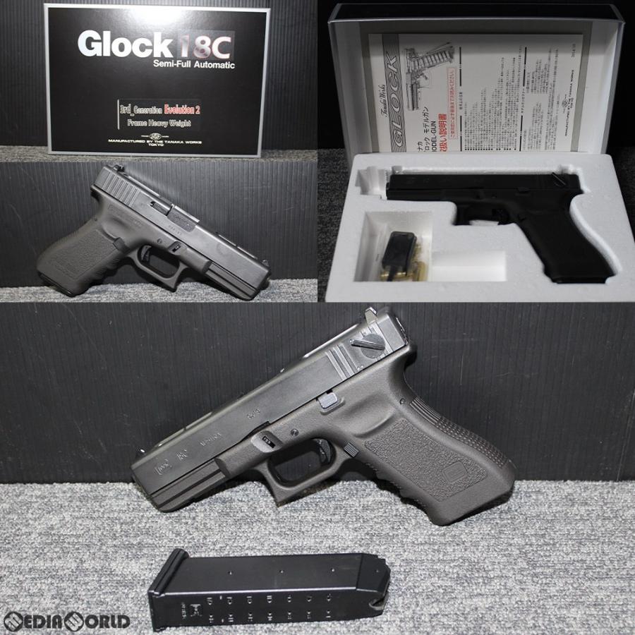 『新品即納』{MIL}タナカワークス 発火モデルガン Glock18C(グロック18C) 3rd Generation Evolution2 Frame HW(ヘビーウェイト ...