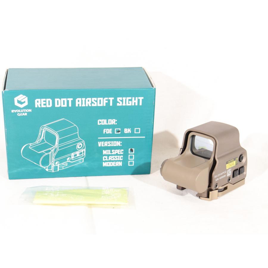 『中古即納』{MIL} EVOLUTION GEAR(エボリューションギア) EOTech EXPS3-0タイプ ホロサイト ドットサイト MILSPEC FDE(フラットダークアース ...