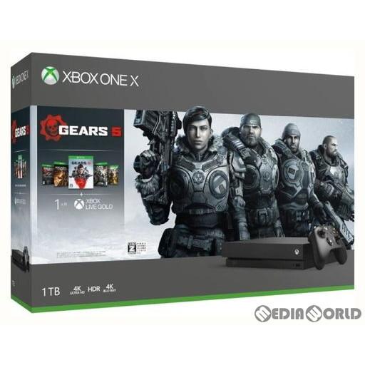 Xbox 『中古即納』{XboxOne} (本体)(本体単品)Xbox One X 1TB(Gears 5 同梱版)(CYV-00336) 日本マイクロソフト (20190919 ...