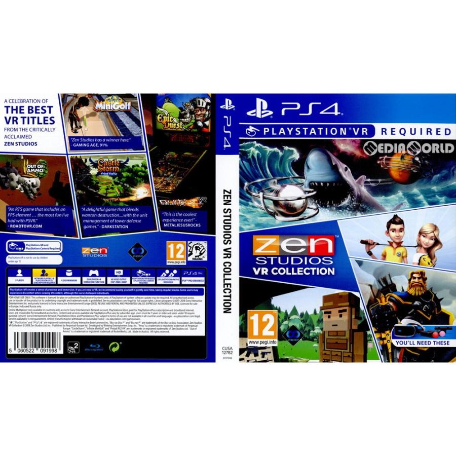 『中古即納』{PS4} Zen Studios VR Collection(EU版)(PSVR専用)(CUSA-12782) Perp ...