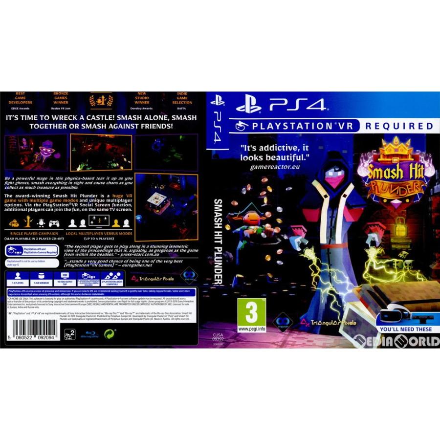 『中古即納』{PS4} Smash Hit Plunder(EU版)(PSVR専用)(CUSA-09392) Triangular ...