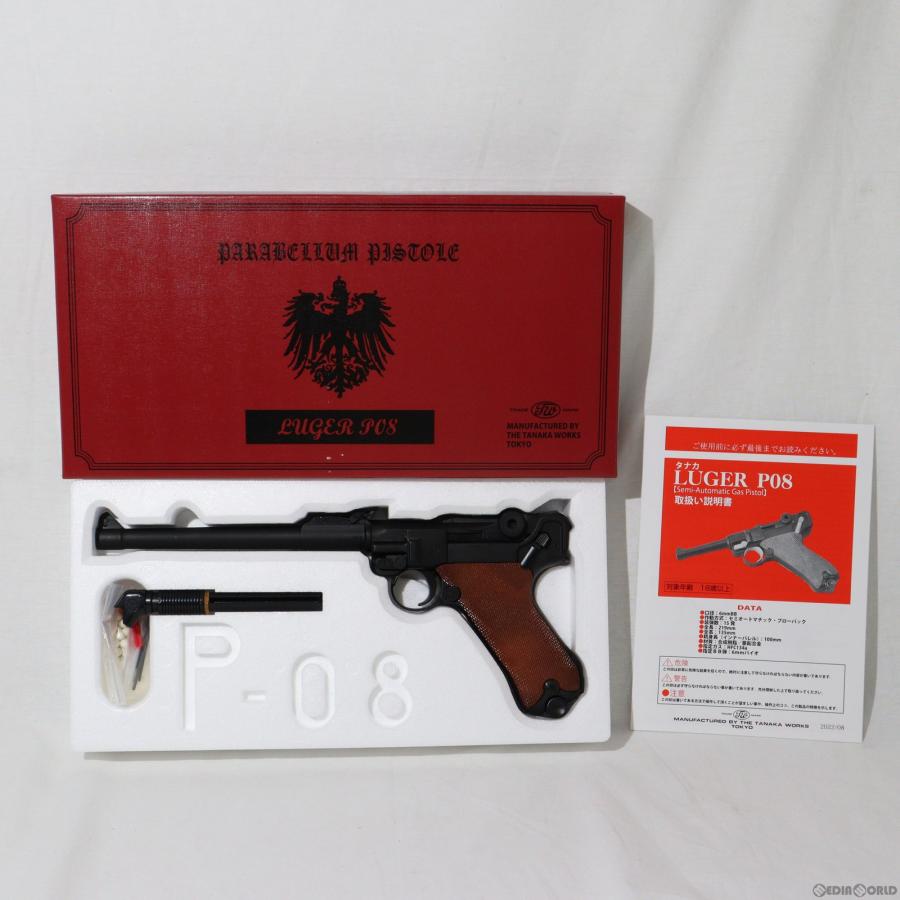 『新品即納』{MIL} タナカワークス ガスブローバック ルガー P-08 8インチ エルフルトバージョン HW(ヘビーウェイト)(2023年新価格版) (18歳以上専用)(20231110 ...