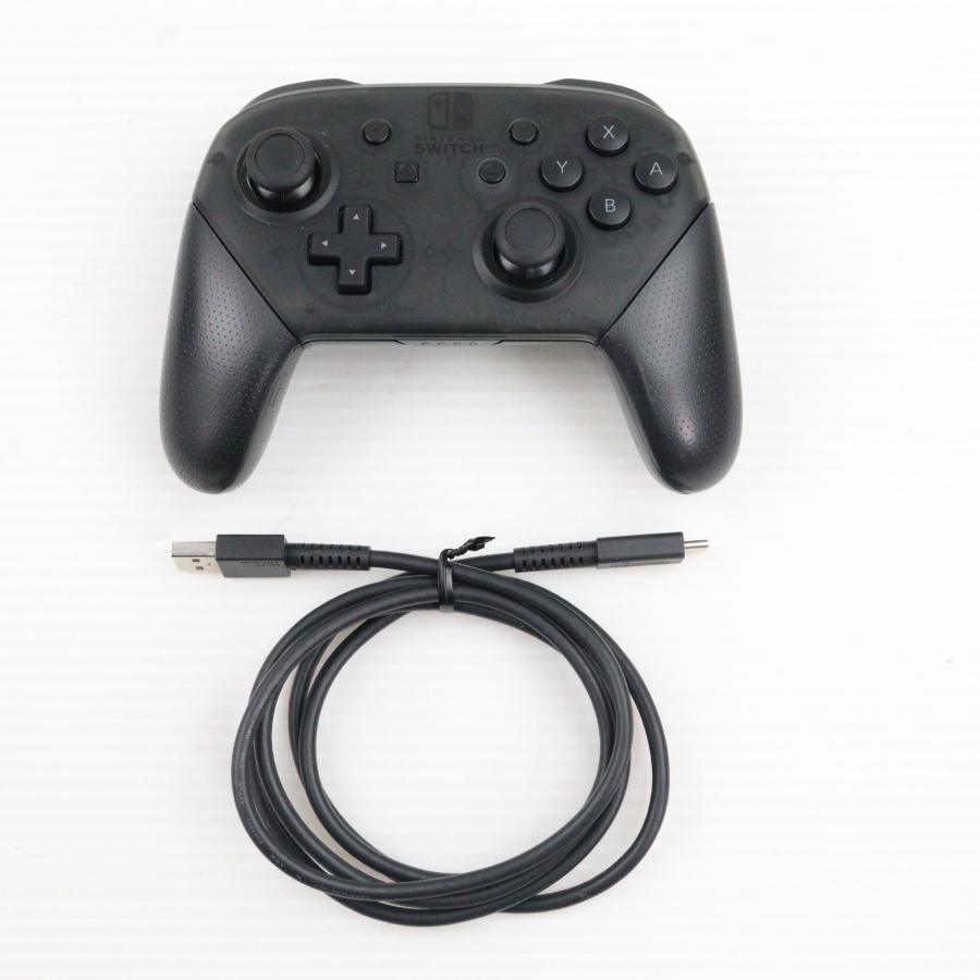 『中古即納』{ACC}{Switch}Nintendo Switch Proコントローラー(ニンテンドースイッチ プロコントローラー) 任天堂(HAC-A-FSSKA)(20170303 ...