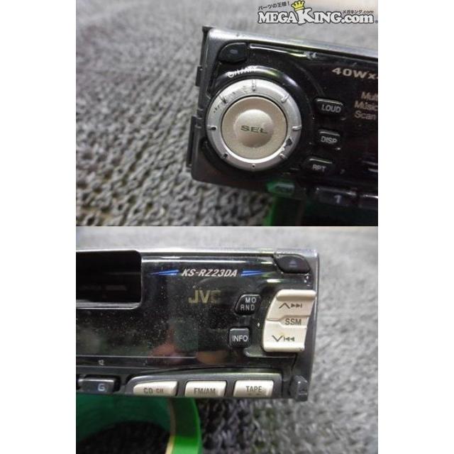 JVC KS-RZ23DA カセット テープ デッキ プレーヤー オーディオ 1DIN 125X0204 汎用 ☆ / 2H8-829 ...