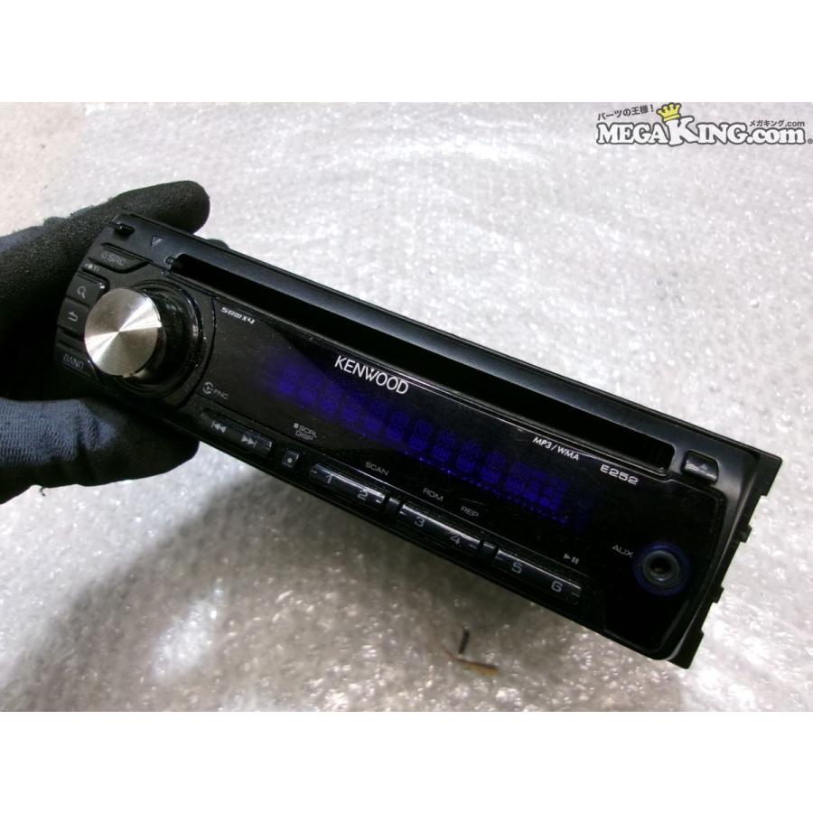 KENWOOD ケンウッド E252 CDデッキ CDプレーヤー レシーバー FMラジオ 1DIN / 4R2-1486 : メガキング - 通販 - Yahoo!ショッピング