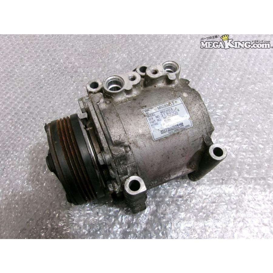 H81W ekワゴン 純正 ノーマル エアコンコンプレッサー ACコンプレッサー クーラー MN189413 H82W H91W オッティ 等 ...