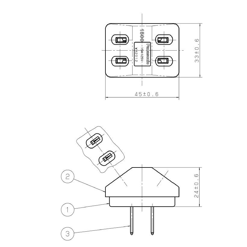 Panasonic（パナソニック） レターパック配送可 三角タップ ホワイト WH2012 電気 スイッチ コンセント 修理 パナ 電材 : 冷凍空調エアコン工具のメガストア - 通販 ...