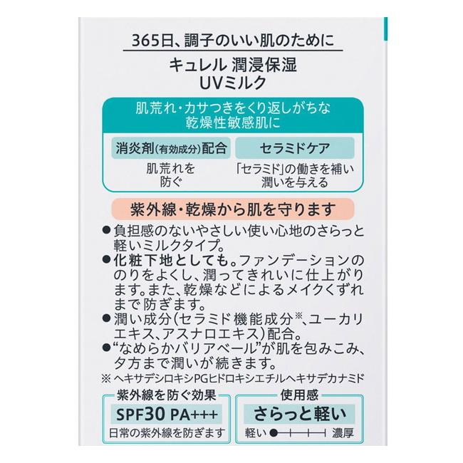 【送料無料[メール便03]】キュレル 潤浸保湿 UVミルク (30mL) 花王 Curel sunscreen FOC ...