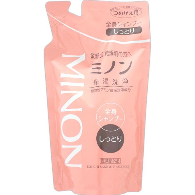 MINON ミノン 全身シャンプー しっとりタイプ つめかえ用 (380mL) 第一三共 minon body : MEGA Yahoo!店 - 通販 - Yahoo!ショッピング