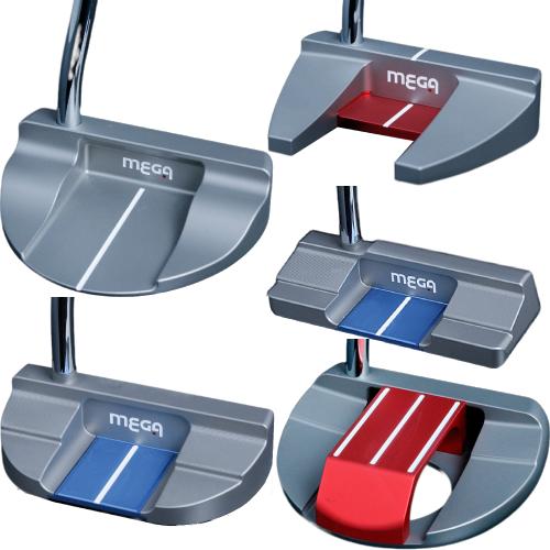 MEGA GOLF ライ角 66° 68° 70° 72° 長さ カスタム ESS FULL MILLED PUTTER イージースイングシステム フルボディ CNC 削り出し 自立パター ...