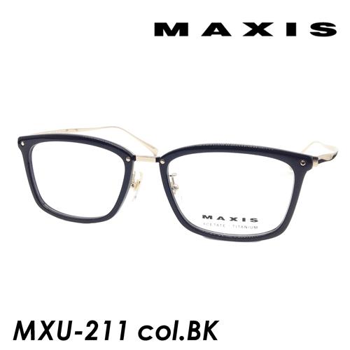 MAXIS(マクシス) メガネ MXU-211 col.BK[ブラック] 53mm 日本製 : メガネのハヤミ ヤフー店 - 通販 ...