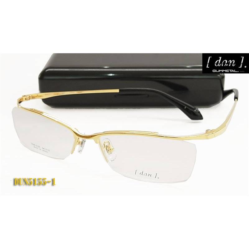 DUN ドゥアン メガネ フレーム DUN5155-1 ゴールド 眼鏡 日本製 鯖江 ゴムメタル チタン : メガネハウス - 通販 - Yahoo!ショッピング