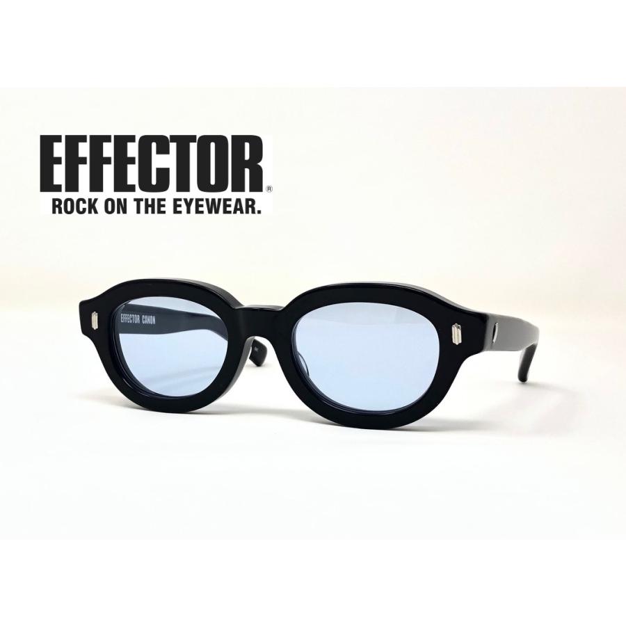 EFFECTOR エフェクター メガネ メンズ おしゃれ CANON ブラック ブルーレンズ : 補聴器 めがね のハトヤ - 通販 - Yahoo!ショッピング