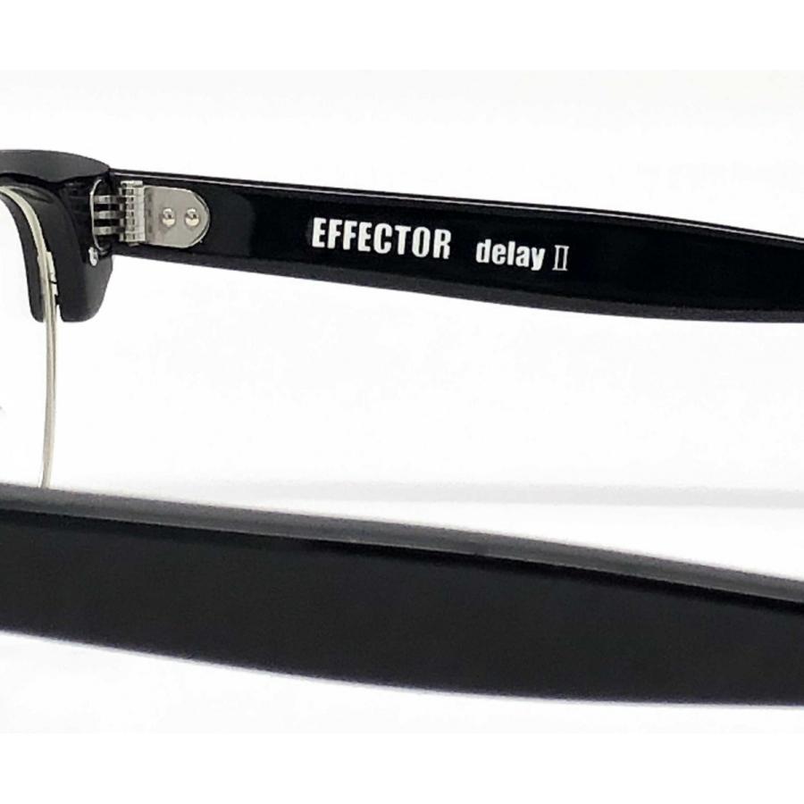 EFFECTOR メガネ メンズ レディース おしゃれ エフェクター delay 2 ブラック : 補聴器 めがね のハトヤ - 通販 - Yahoo!ショッピング
