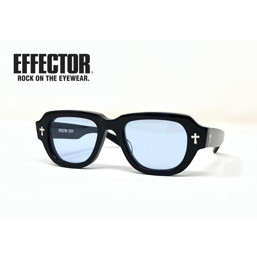 EFFECTOR エフェクター メガネ メンズ おしゃれ ELEGY ブラック ブルーレンズ : めがね 補聴器 のハトヤ - 通販 - Yahoo!ショッピング