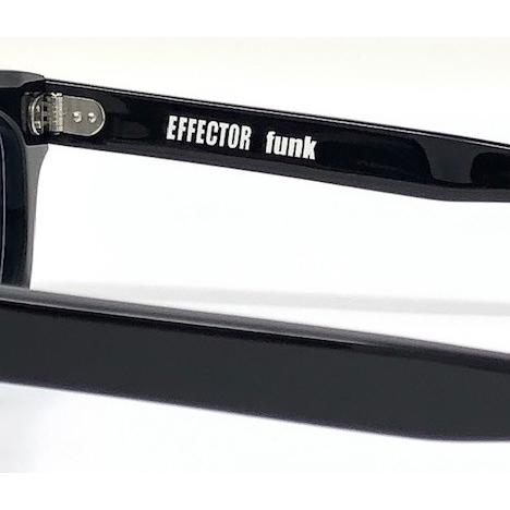 EFFECTOR エフェクター EFFECTOR 15周年モデル funk ブラック（ブルーレンズ） : めがね 補聴器 のハトヤ - 通販 - Yahoo!ショッピング