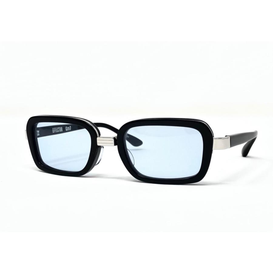 EFFECTOR エフェクター Gm7 ブラック（レンズカラー：ブルー） : めがね 補聴器 のハトヤ - 通販 - Yahoo!ショッピング
