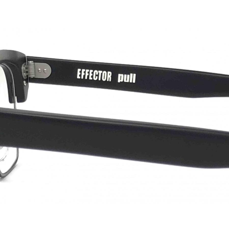 EFFECTOR エフェクター EFFECTOR 15周年モデル pull ブラックマット : めがね 補聴器 のハトヤ - 通販 - Yahoo!ショッピング