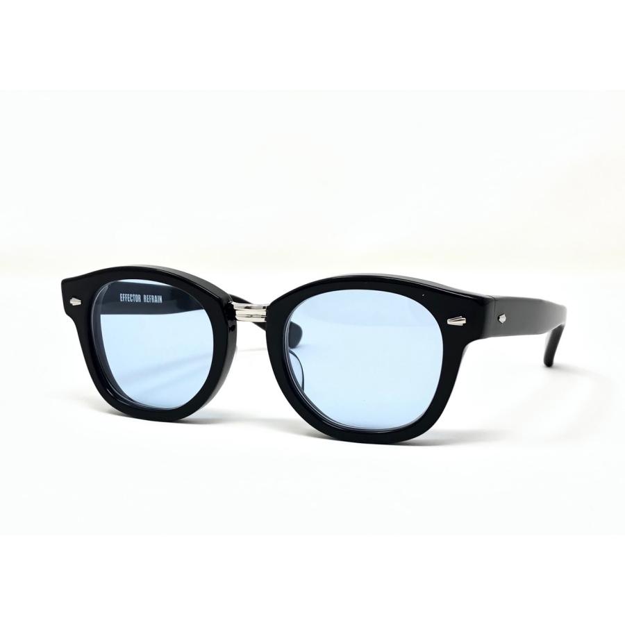 EFFECTOR メガネ メンズ レディース おしゃれ エフェクター REFRAIN ブラック ブルーレンズ : 補聴器 めがね のハトヤ - 通販 - Yahoo!ショッピング