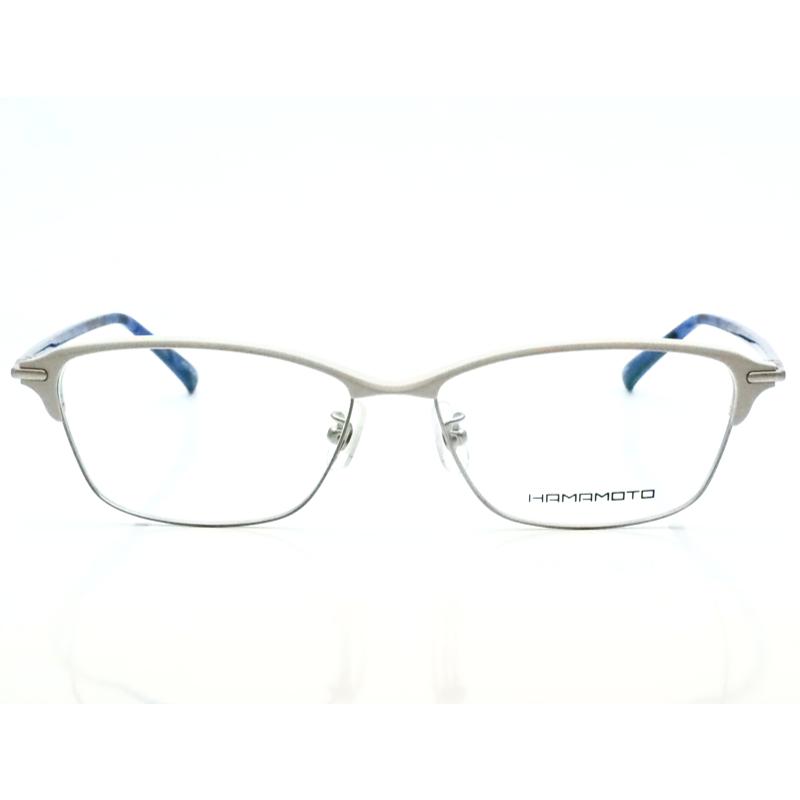 HAMAMOTO ハマモトメガネセット HT-319 4 ホワイト レンズつき完成品 度付き 度なし ダテメガネ UVカット : メガネプロ ...