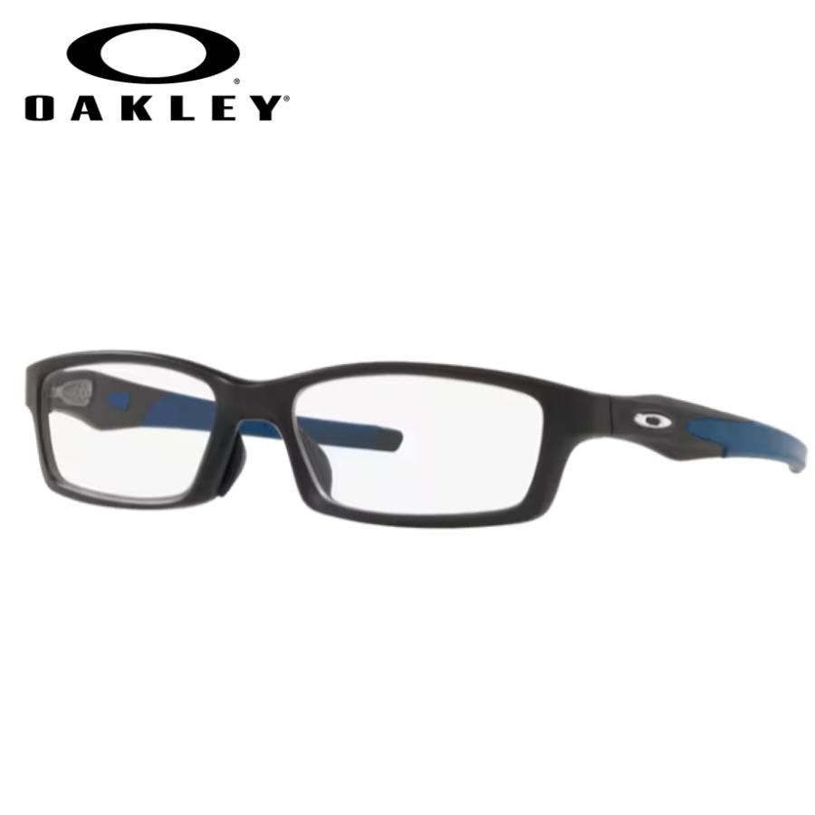 OAKLEY オークリーメガネセット OX8118 1056 56サイズ マットブラック クロスリンク レンズつき完成品 度付き 度なし ダテ ...