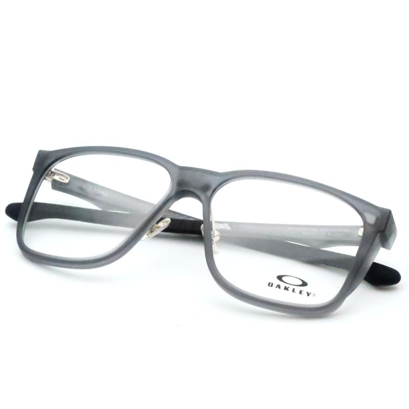 OAKLEY オークリーメガネセット OX8182 0260 60サイズ サテングレー HIP TONE レンズつき完成品 度付き 度なし ...
