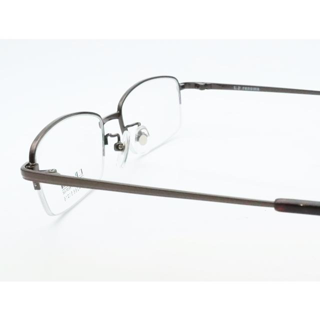 UPレノマメガネセット UP-4266 1 ダークブラウン ナイロール レンズつき完成品 度付き 度なし ダテメガネ UVカット UPrenoma : メガネプロサイトYOU - 通販 ...