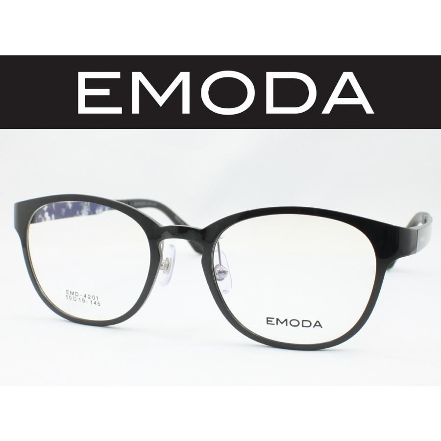 EMODA エモダ メガネフレーム EMD-4201-1 日本メガネベストドレッサー賞 受賞ブランド 度付き対応 近視 遠視 老眼 遠近両用 :EMD-4201-1:めがね侍 Yahoo!店 ...