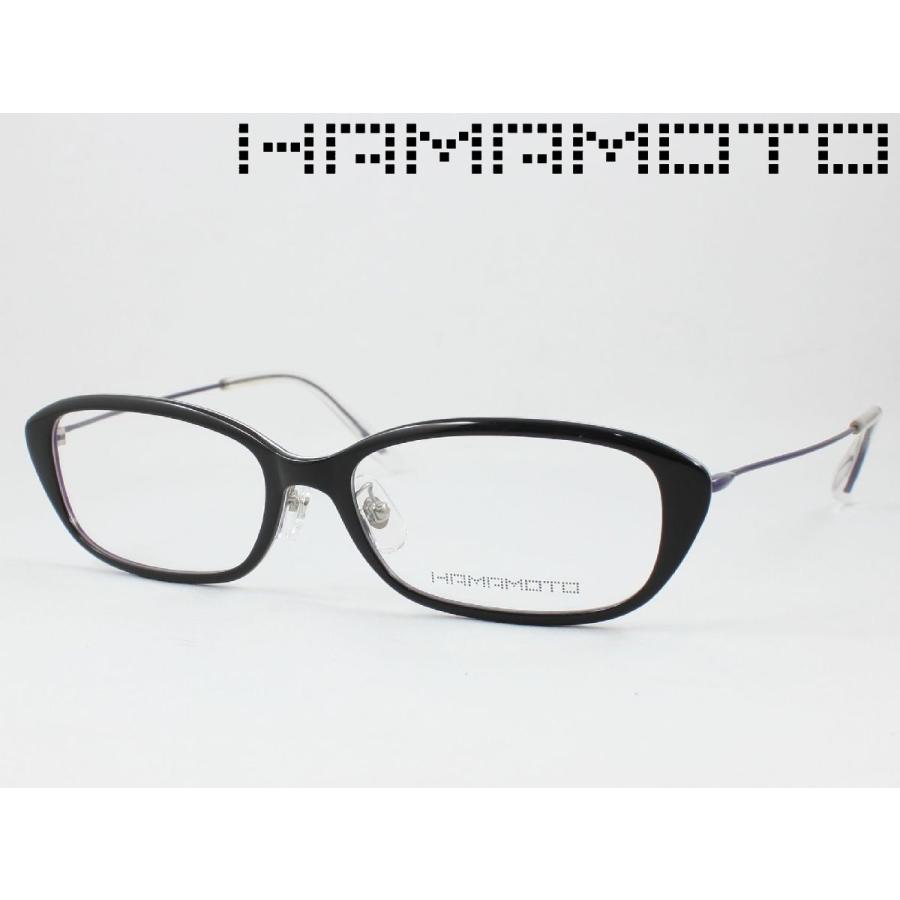 HAMAMOTO ハマモト 日本製メガネ 薄型非球面レンズセット HT-547-1 度付き対応 近視 遠視 乱視 老眼鏡 遠近両用 鯖江 フルリム コンビ 軽い 軽量セルフレーム : めがね侍 ...