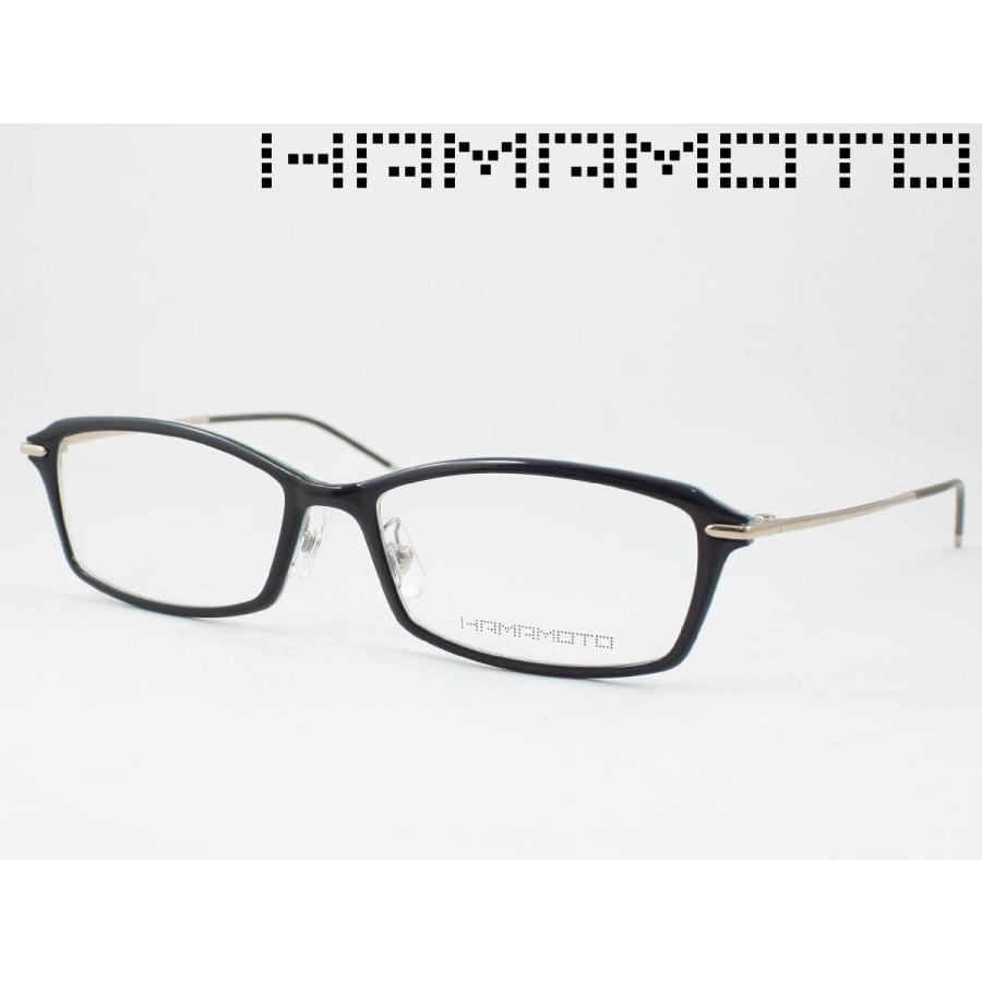 HAMAMOTO ハマモト 日本製メガネ 薄型非球面レンズセット HT-558-1 度付き対応 近視 遠視 乱視 老眼鏡 遠近両用 鯖江 フルリム コンビ 細い 軽量セルフレーム : ht ...