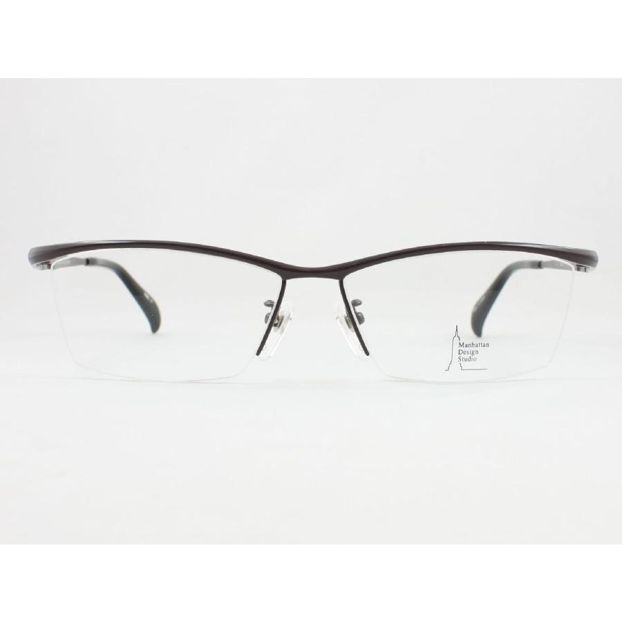特大サイズの男性向けフレーム Manhattan Design Studio MDS-515-2 大きいメガネ ビッグサイズ キングサイズ ...