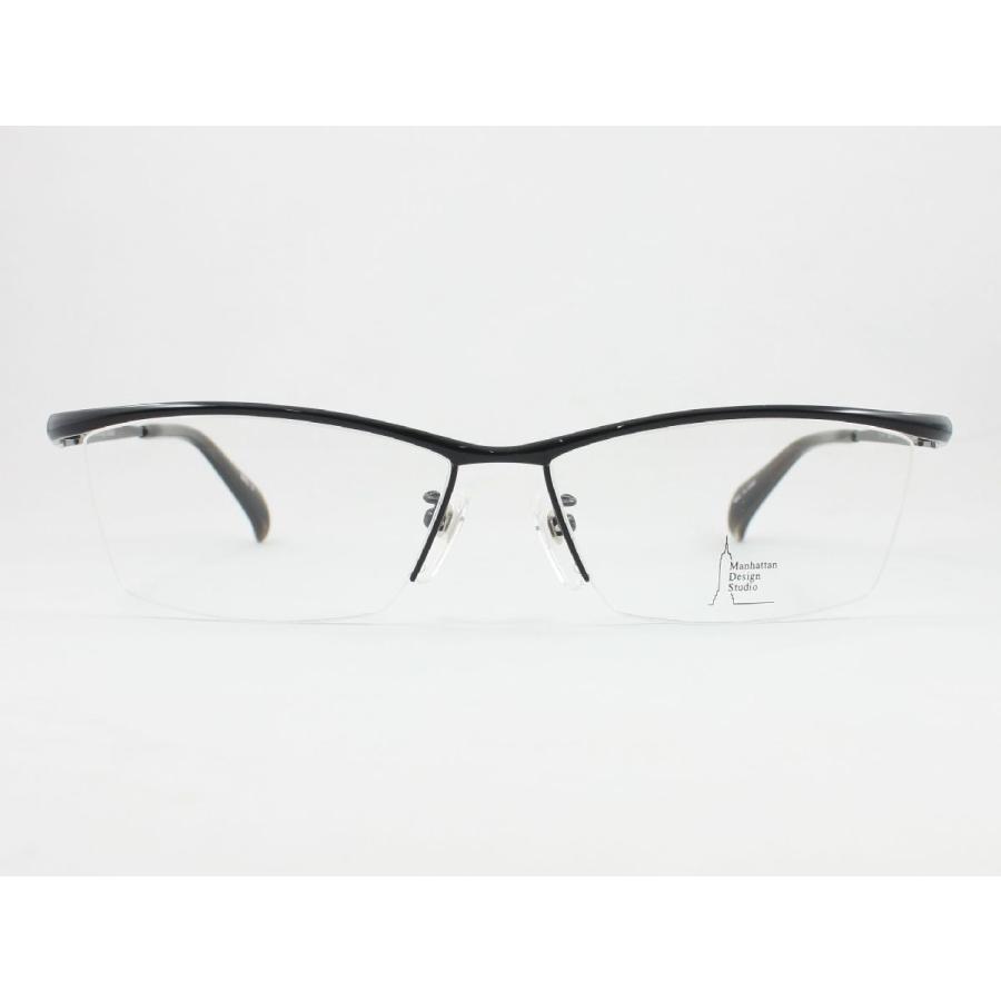 特大サイズの男性向けフレーム Manhattan Design Studio MDS-515-3 大きいメガネ ビッグサイズ キングサイズ ...