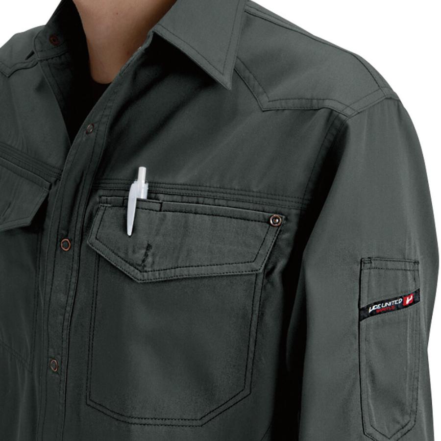 BURTLE BURTLE1103 バートル 長袖シャツ S〜5L : メガワーク仕事着屋 - 通販 - Yahoo!ショッピング