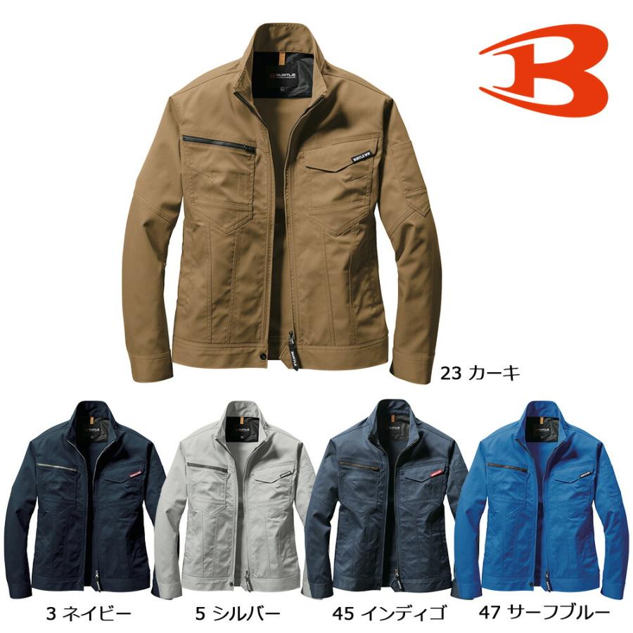 BURTLE BURTLE1711 バートル ジャケット（ユニセックス） SS〜5L : メガワーク仕事着屋 - 通販 - Yahoo!ショッピング