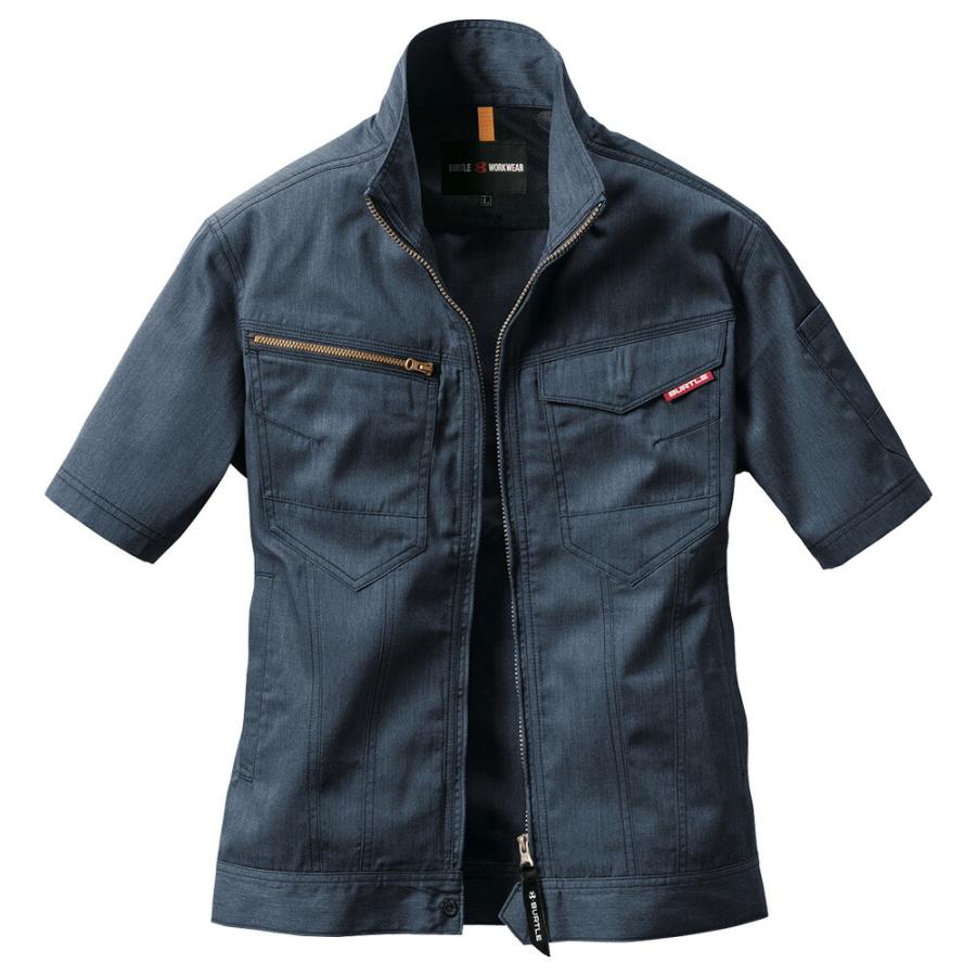 BURTLE BURTLE1716 バートル 半袖ジャケット（ユニセックス） SS〜5L : メガワーク仕事着屋 - 通販 - Yahoo!ショッピング