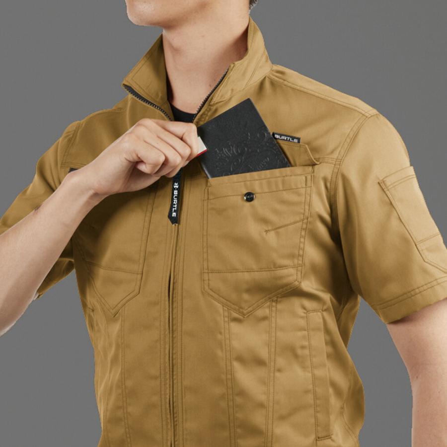 BURTLE1716 バートル 半袖ジャケット（ユニセックス） SS〜5L :burtle1716:メガワーク仕事着屋 - 通販 - Yahoo!ショッピング